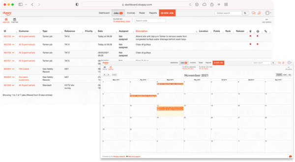 Logged Out of Our Job Management App | Okappy