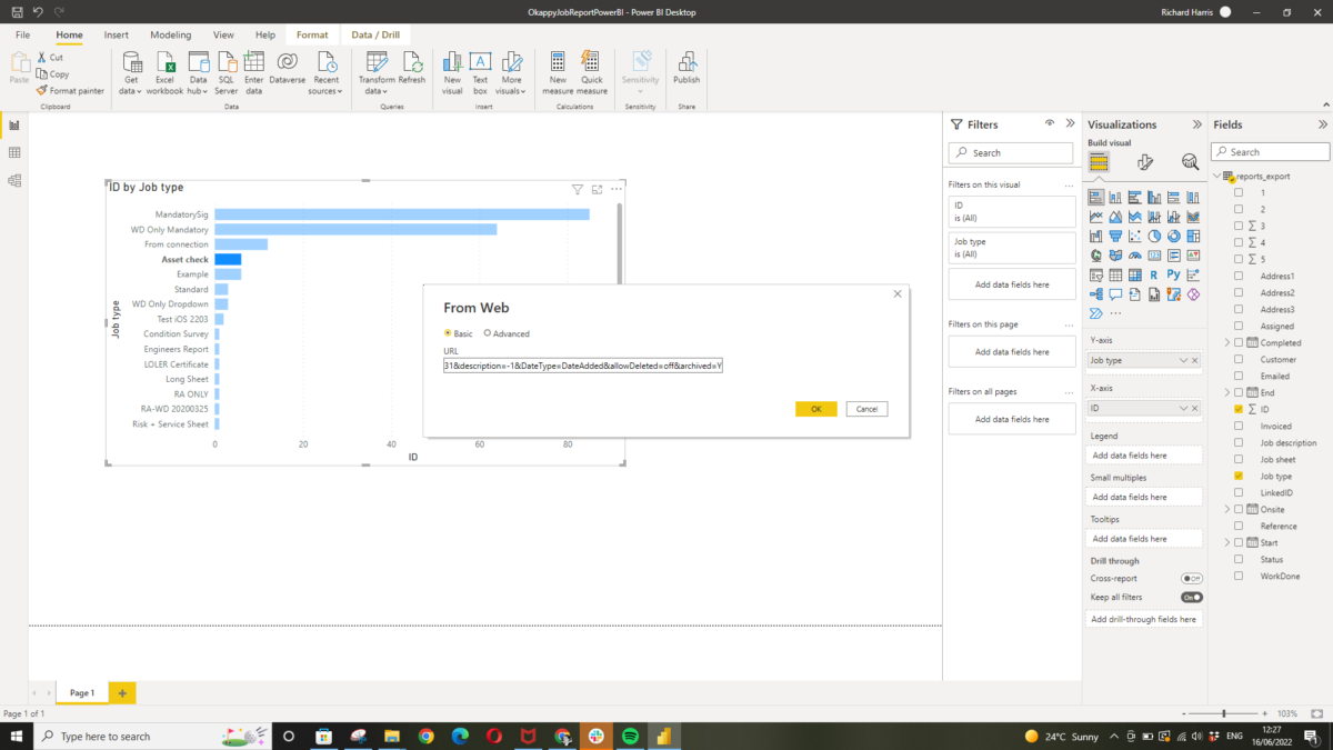 Dynamically linking data between Okappy and Microsoft Power BI - Okappy