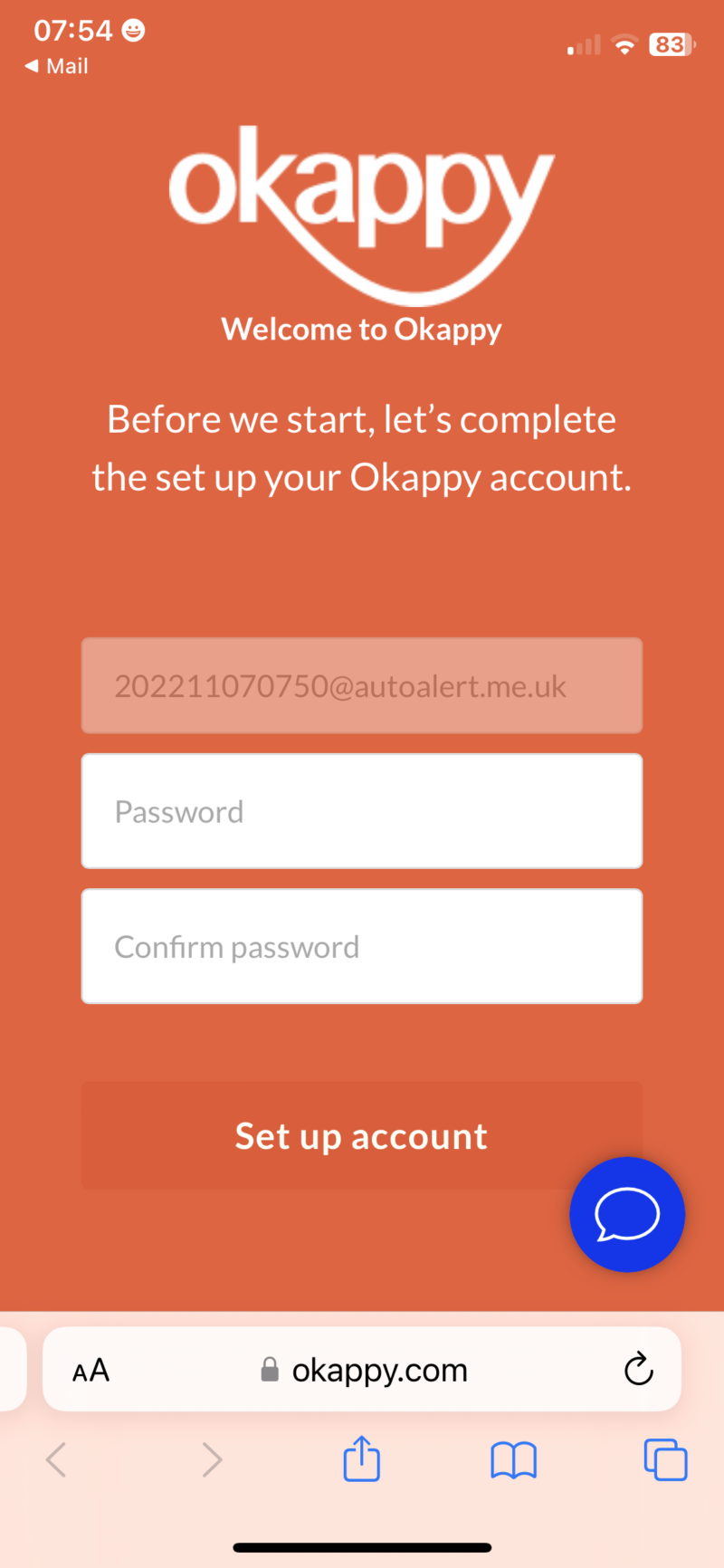 Accepting a connection invite - Okappy