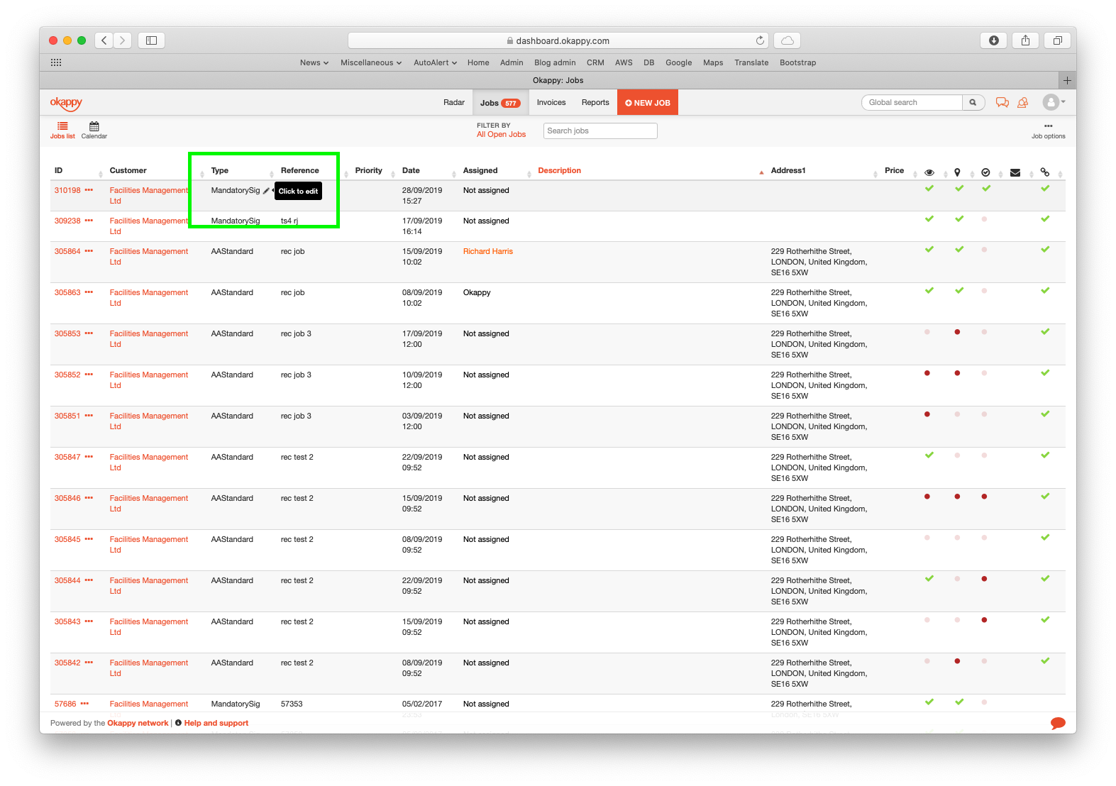 Changing A Job Template Okappy